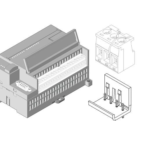 5.08mm Pitch PCB Pluggable Screw Terminal Blocks for PLC S7-200 Module