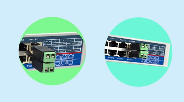 RJ45 Network Male 8P8C to RS485 Screw Terminal Block Adapter