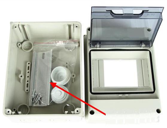 HT 5 Way IP65 Waterproof Outdoor Electrical Enclosure Distribution Plastic Switch Box