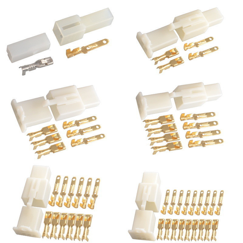 2.8mm Spacing Male Female Connectors Pin Header Housing for Motocycle